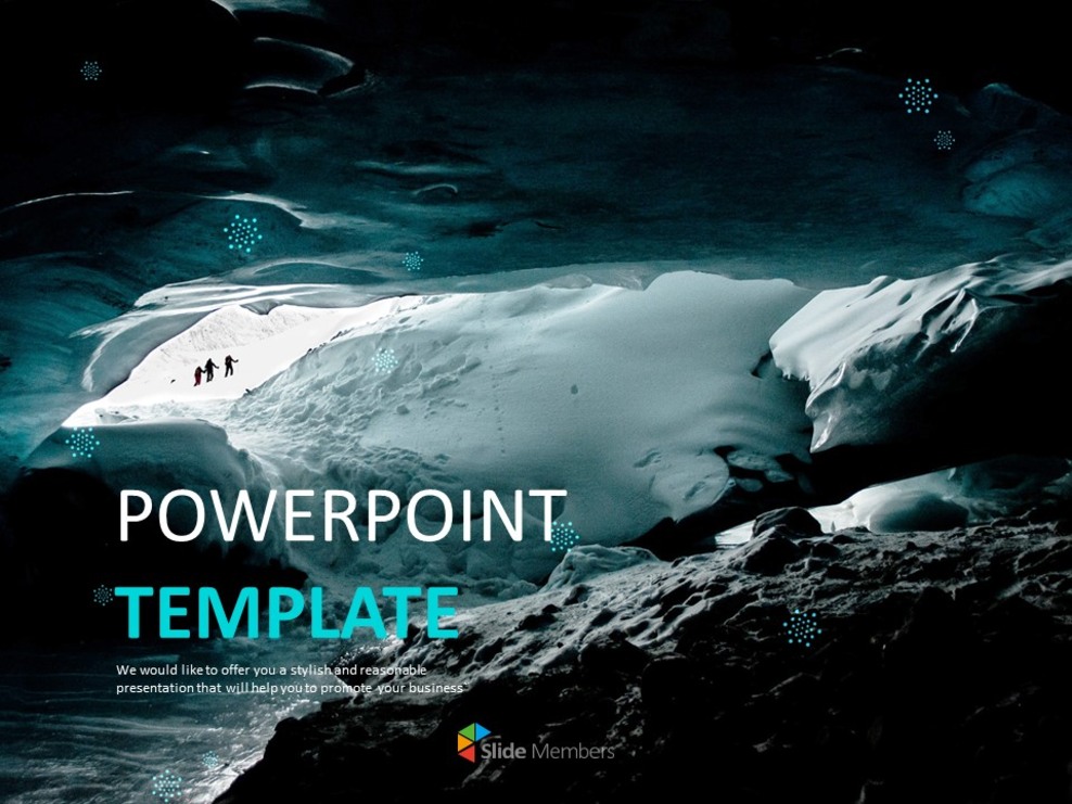 Winter Cave - Free Presentation Template