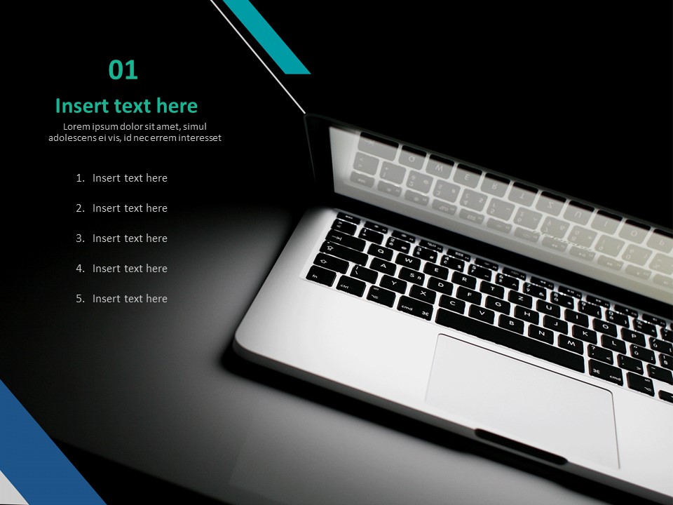 A Black Laptop - Free Professional Google Slides Templates