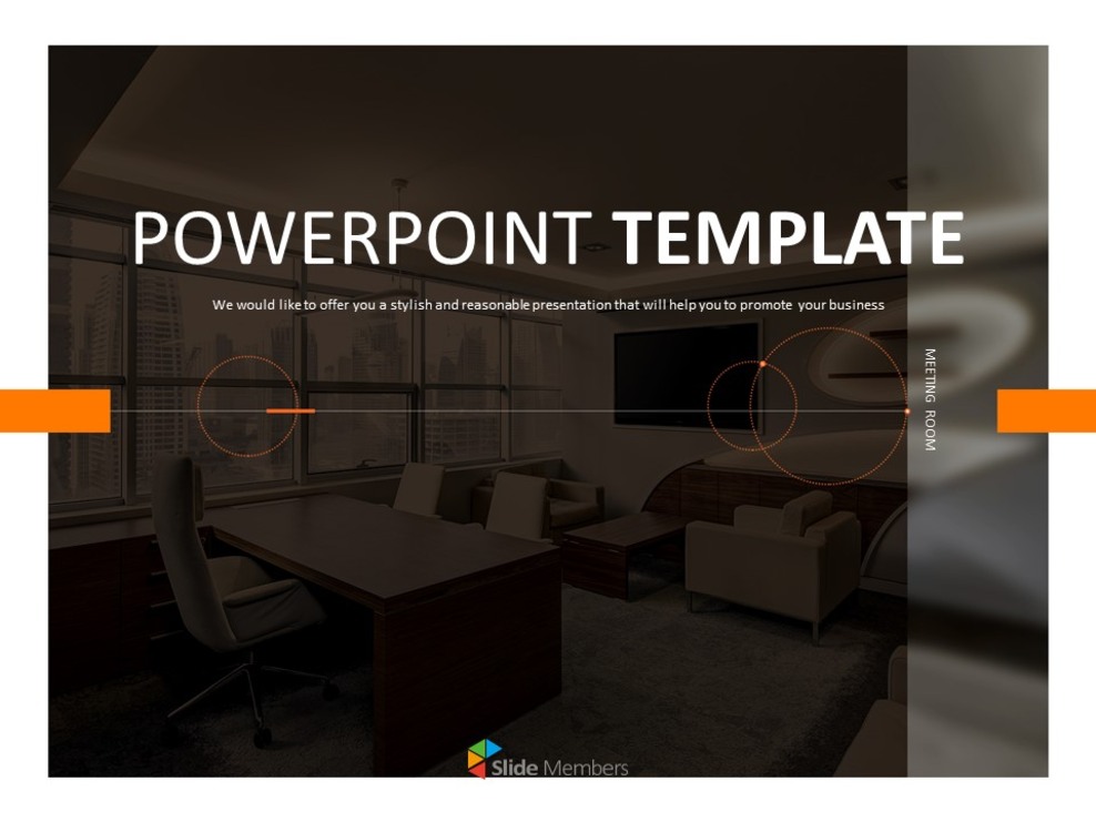 A Conference Room - Google Slides Template Free Download