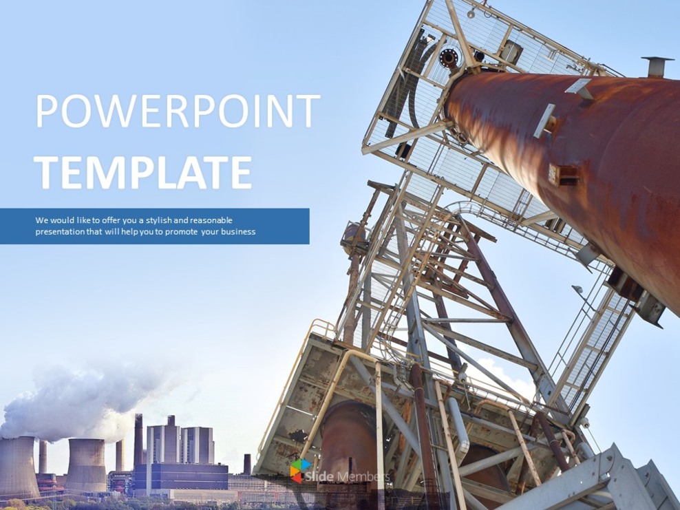 Free Presentation Template - Industrial Complex