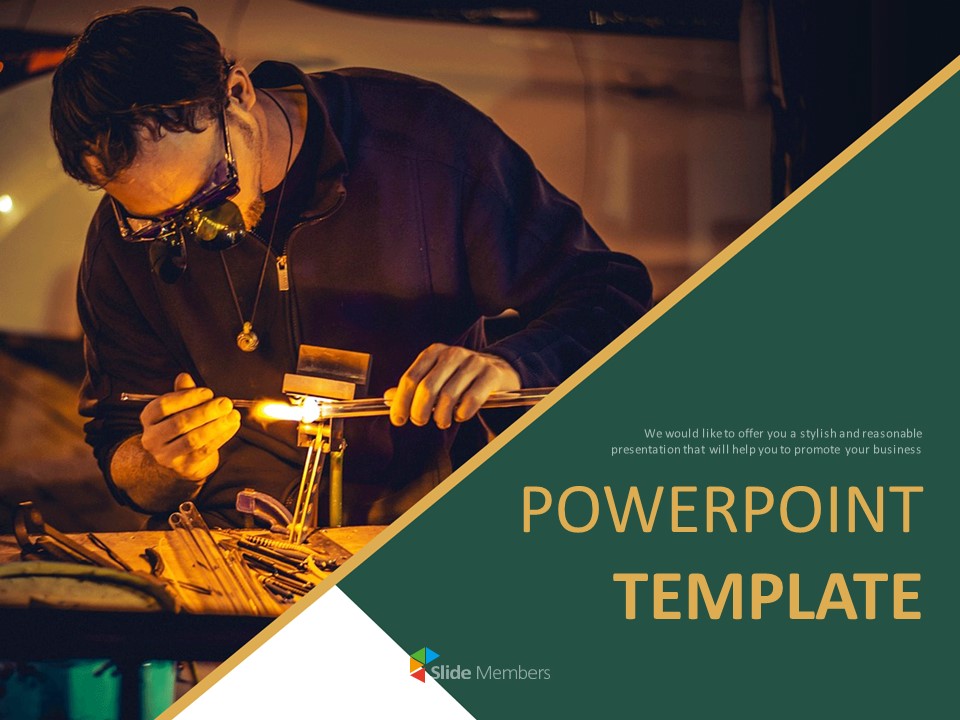 Glass Craftsmen - Google Slides Template Free