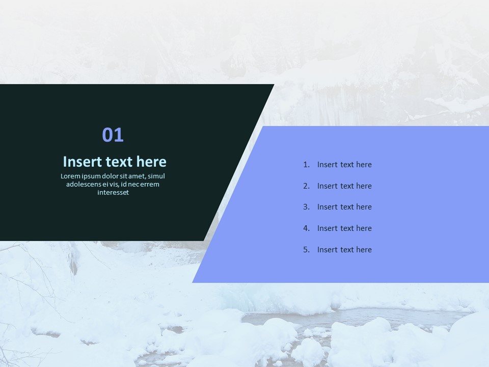 Ice Wall - Free Google Slides themes