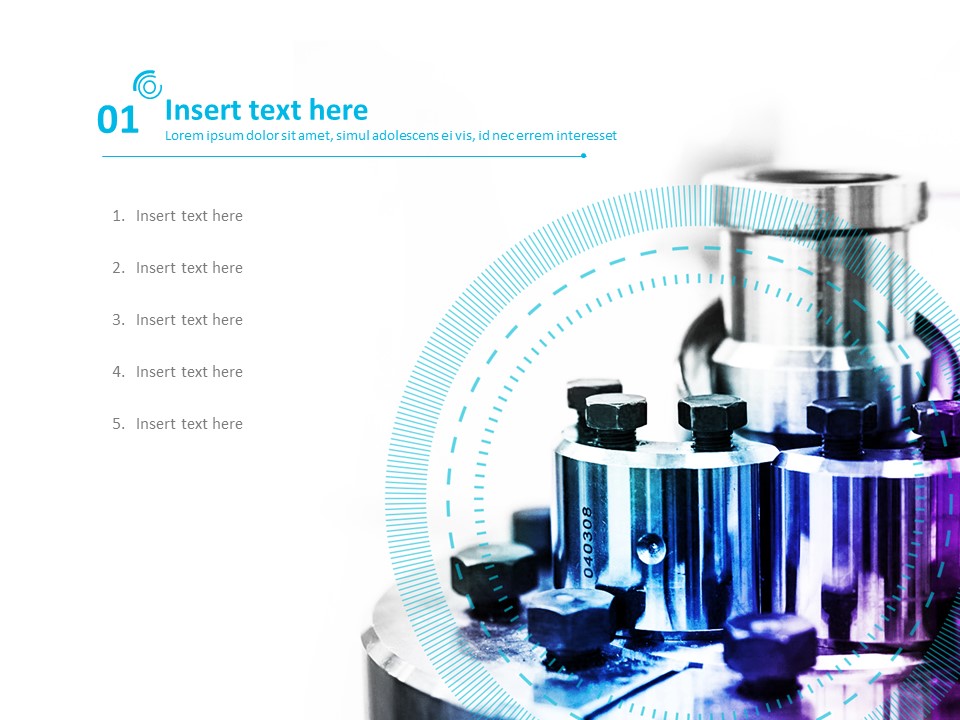 Machine and Components - Free Presentation Templates