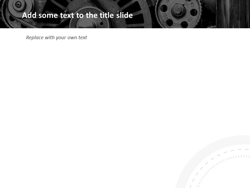 Machine and Components - Free Presentation Templates