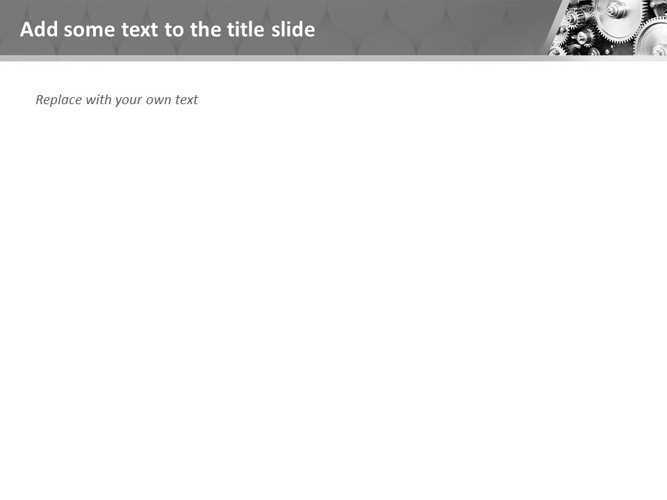 Machine Components - Google Slides Template Free