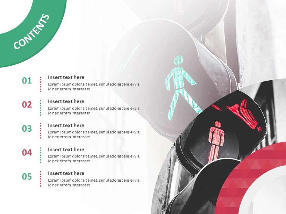 Traffic Lights - Free Google Slides Backgrounds