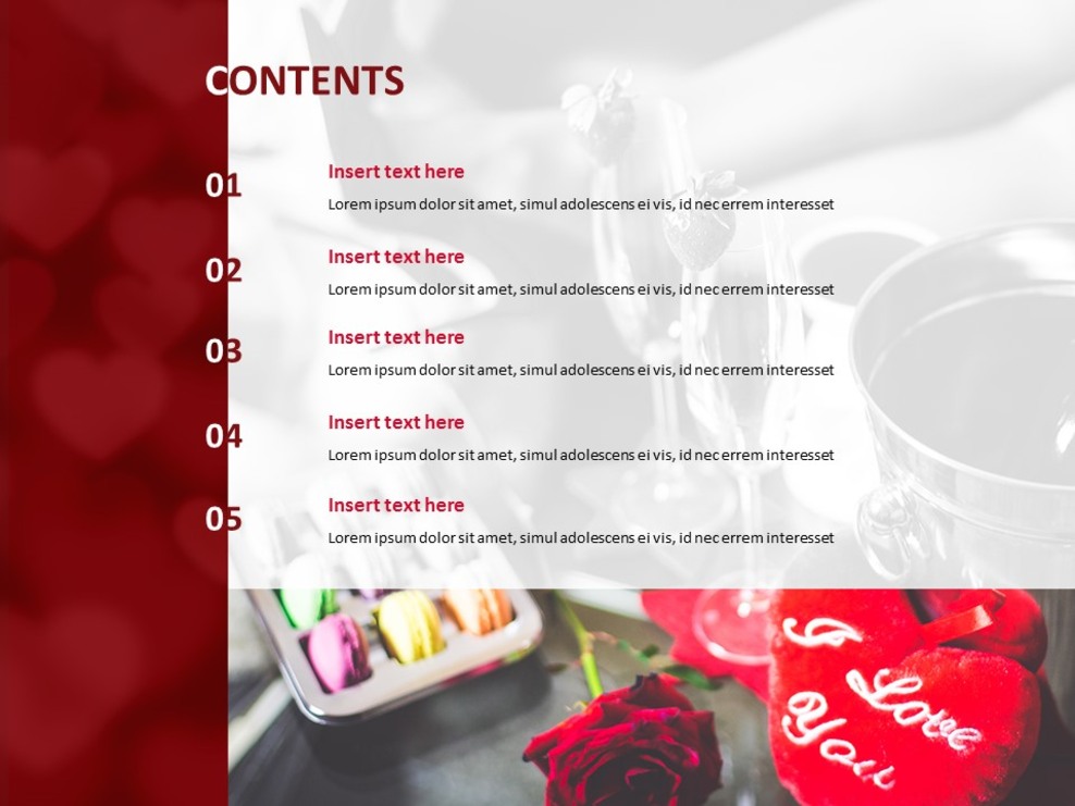 A Valentine Wine - Free Professional Google Slides Templates