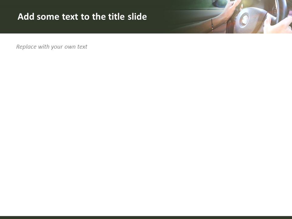 Driving - Free Google Slides Template Design