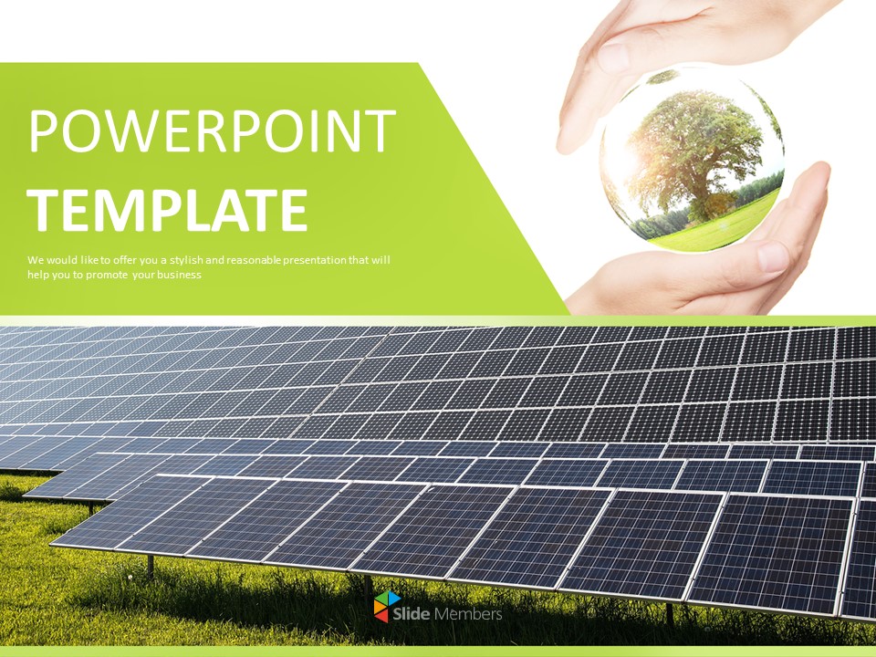 Environment-friendly Resource - Free Google Slides Template Design