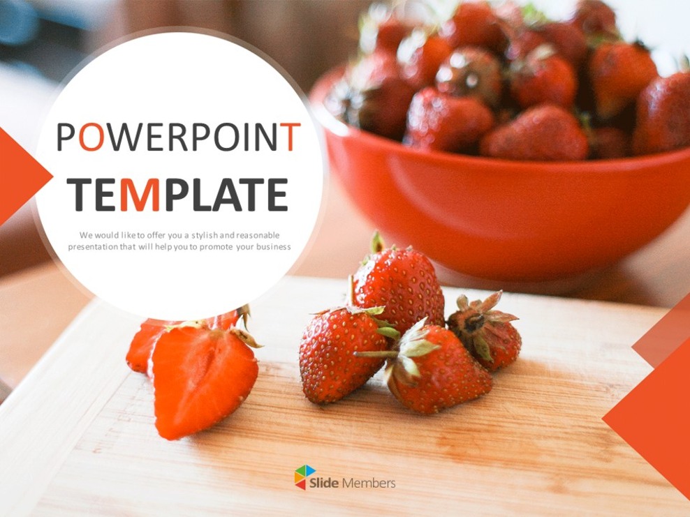 Free Business Google Slides Templates - Sweet Strawberry