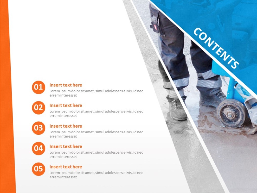 Free Google Slides Backgrounds - Expressway Construction