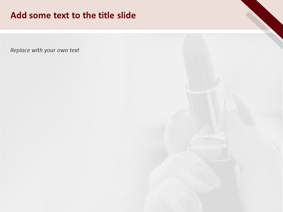 Free Google Slides Templates - Red Lipstick