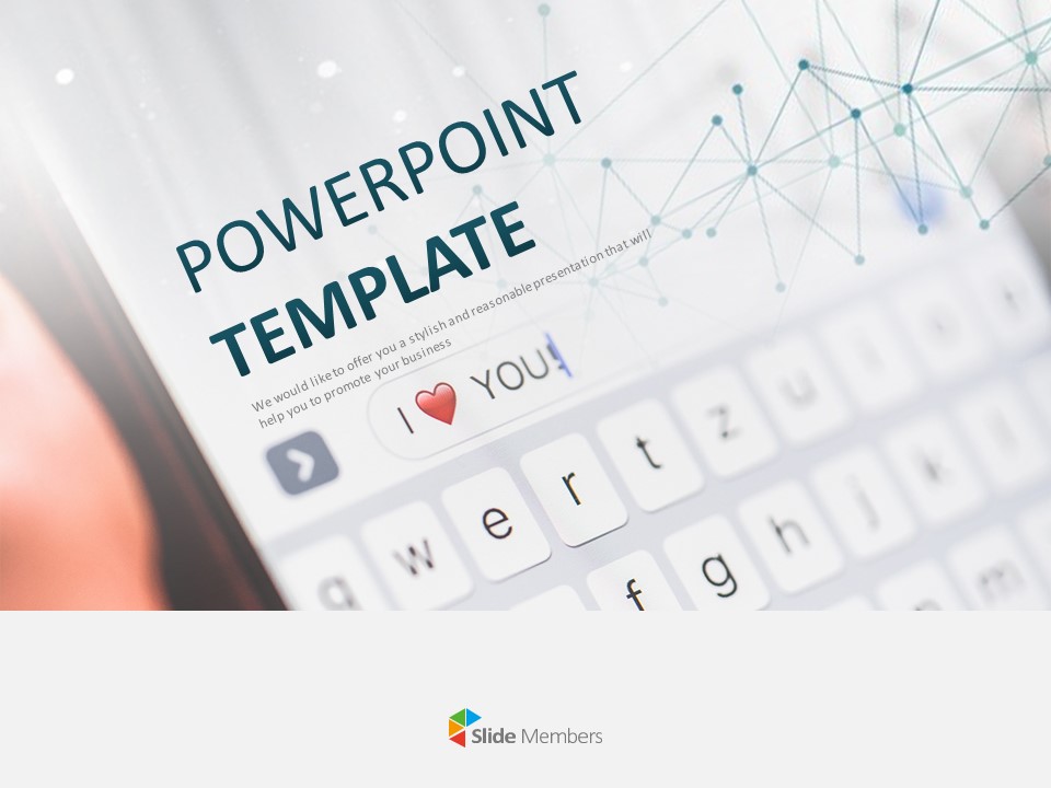 Free Google Slides themes - Love Message