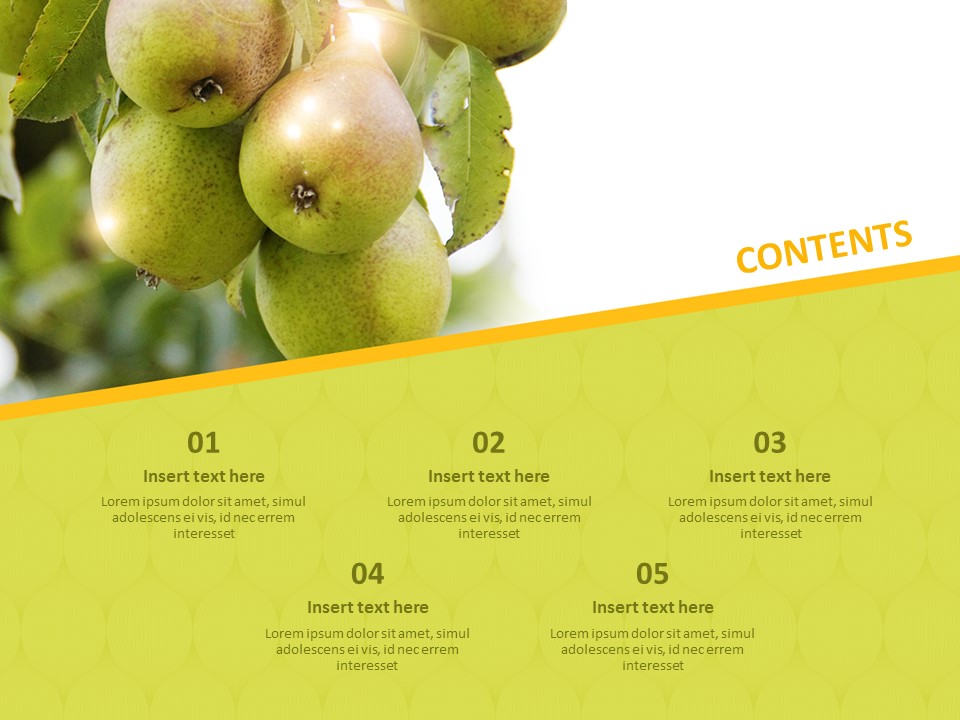 Free Presentation Templates - Sweet Pear