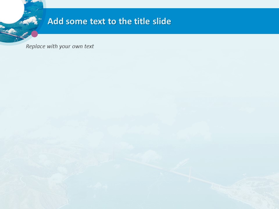 Google Slides Template Free - View From the Sky