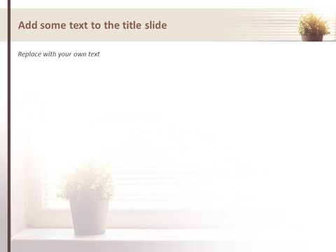 A Warm Afternoon - Free Google Slides Template