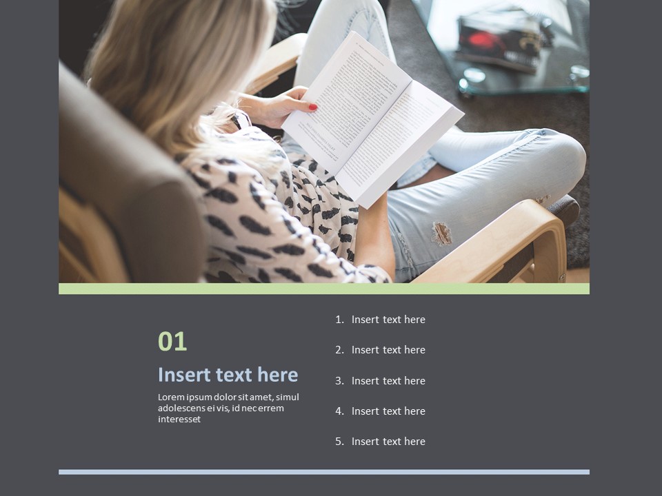 Free Google Slides - Peaceful Reading