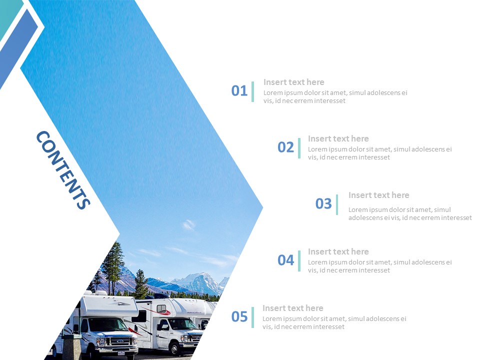 Camping Car - Free Presentation Templates