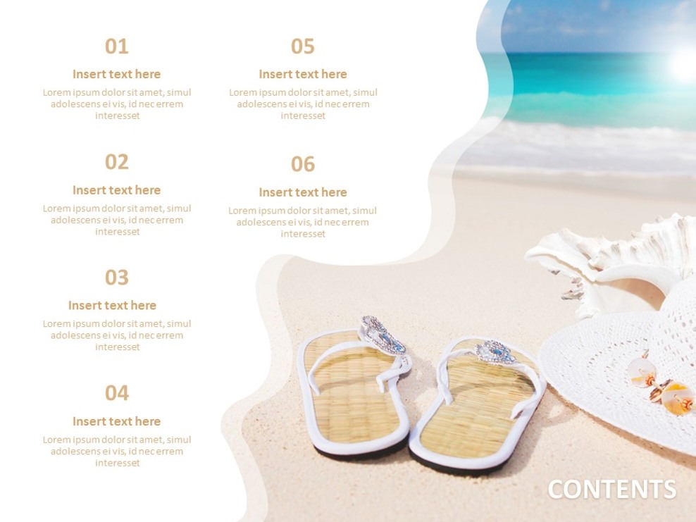 Concha y estrella de mar - Presentaciones gratuitas de Google