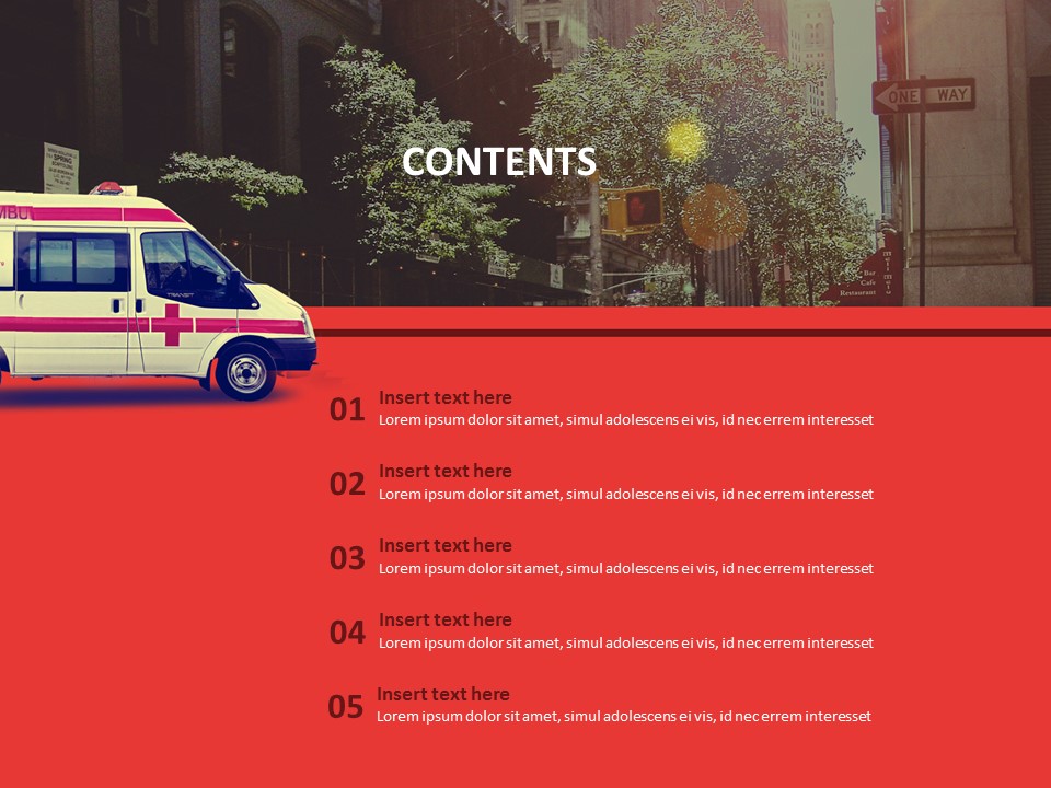 Emergency Ambulance - Free Google Slides