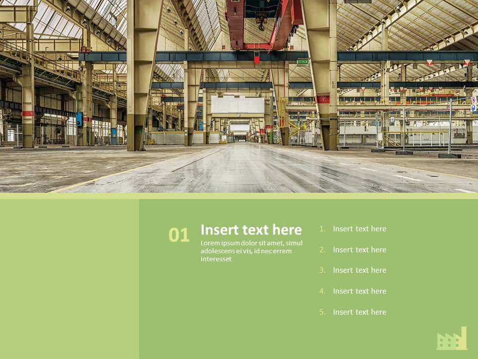 Enviroment-Friendly Factory - Free Google Slides Backgrounds