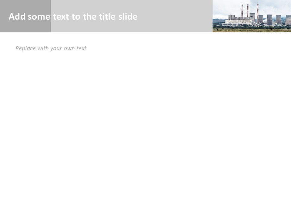 Enviroment-Friendly Factory - Free Google Slides Backgrounds