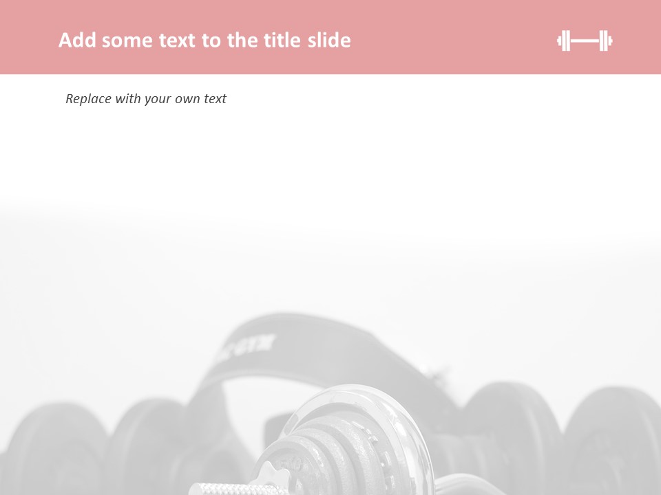 Fitness Club - Google Slides Template Free