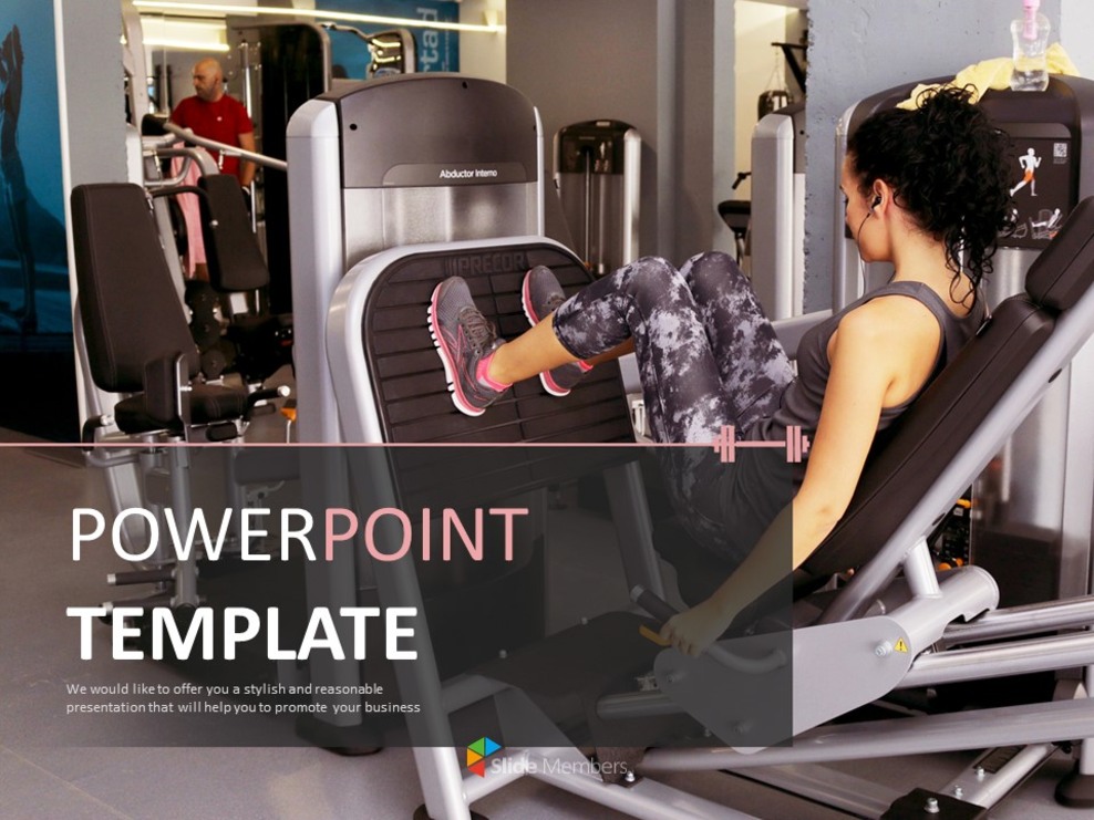 Fitness Club - Google Slides Template Free