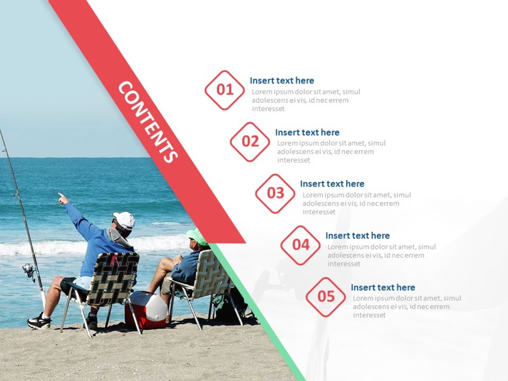 Free Google Slides Template - Sea Fishing