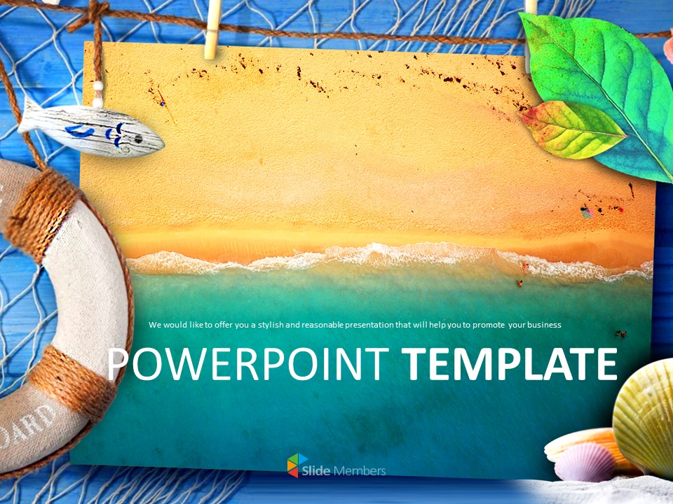 Free Google Slides Templates - Memories in the Beach