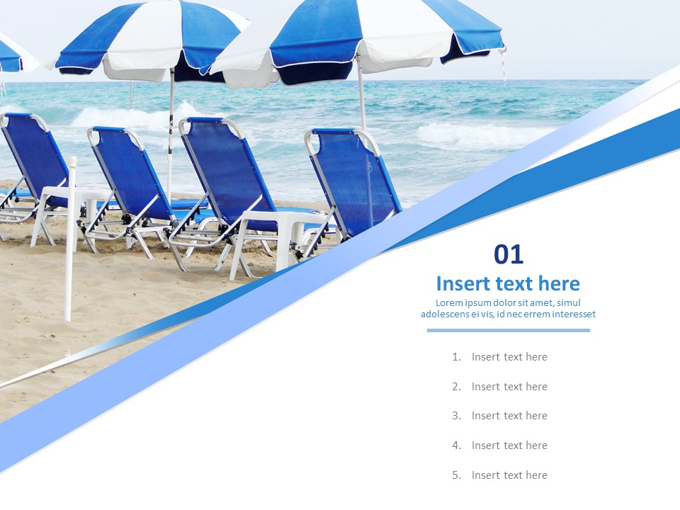 Free Presentation Templates - Beach Parasol|Google Slides