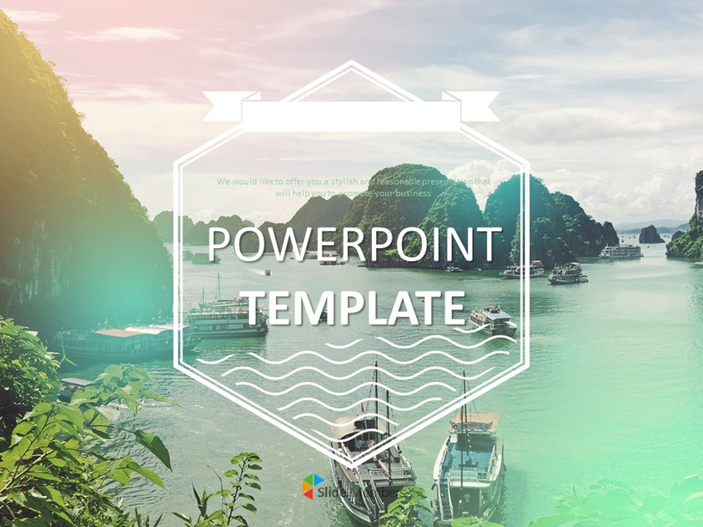 Google Slides Download Free - Ha Long Bay in Vietnam