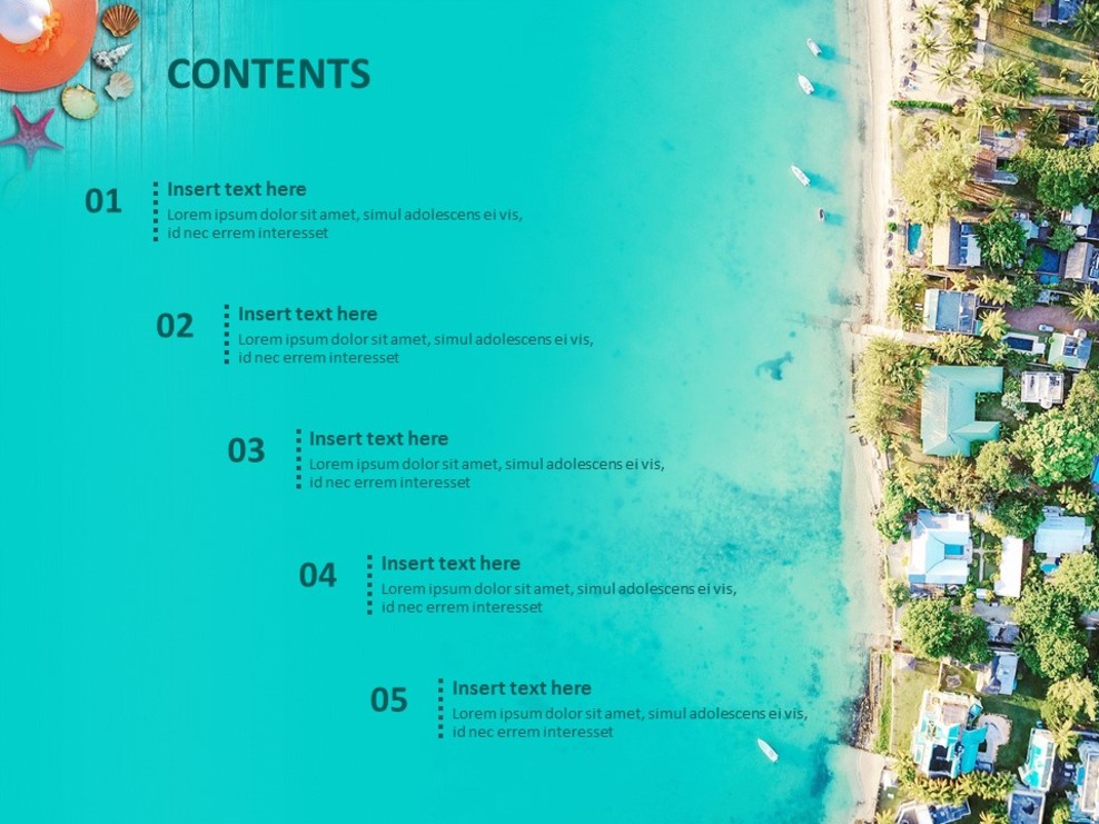 Google Slides Free - City on the Beach