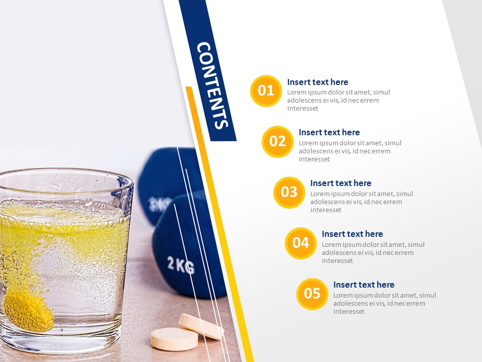 Google Slides Template Free - Fizzy Vitamin