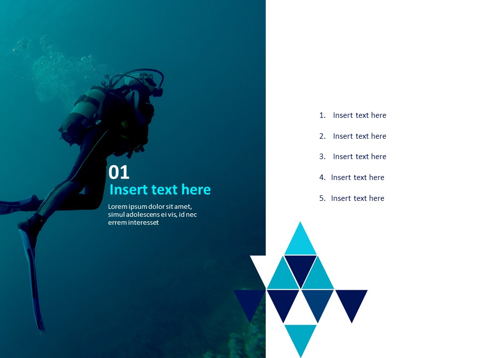Google Slides Template Free - Scuba Diving