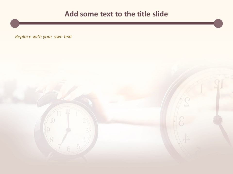 Waking Up in the Morning - Free Business Google Slides Templates
