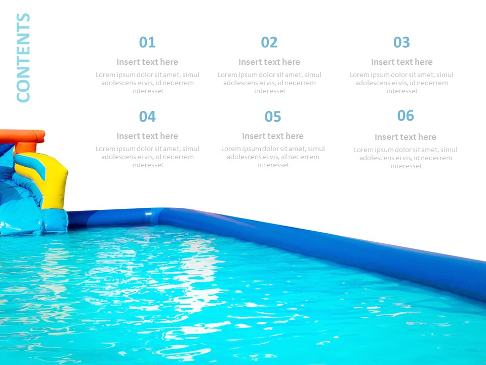 Waterpark for Kids - Google Slides online Free