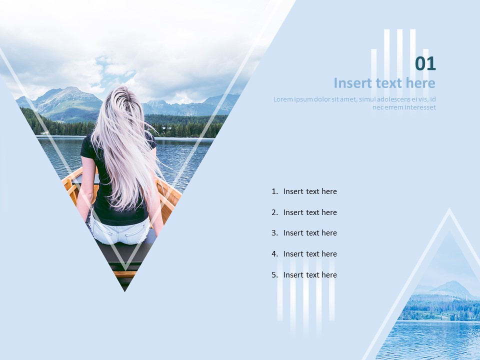 A Woman and Boat on the River - Free Google Slides Backgrounds