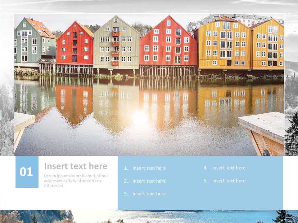 Blue River - Google Slides Template Free Download