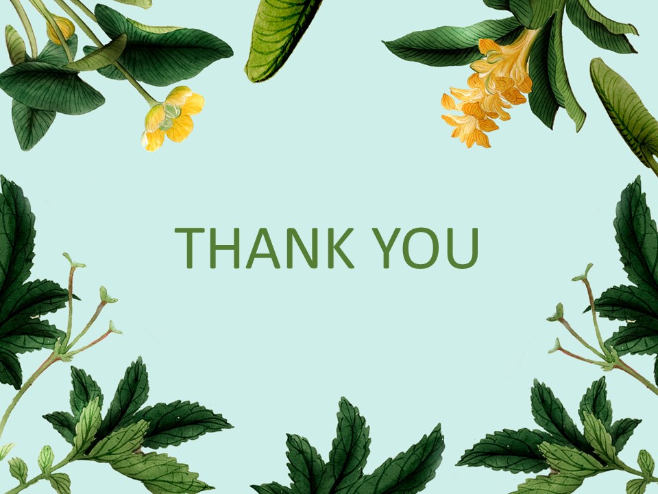Free Presentation Templates Botanical
