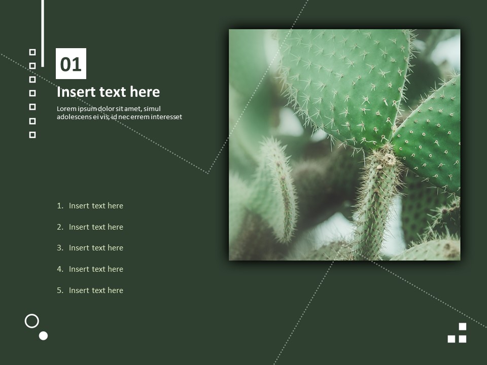 Google Slides Download Free - Green Cactus