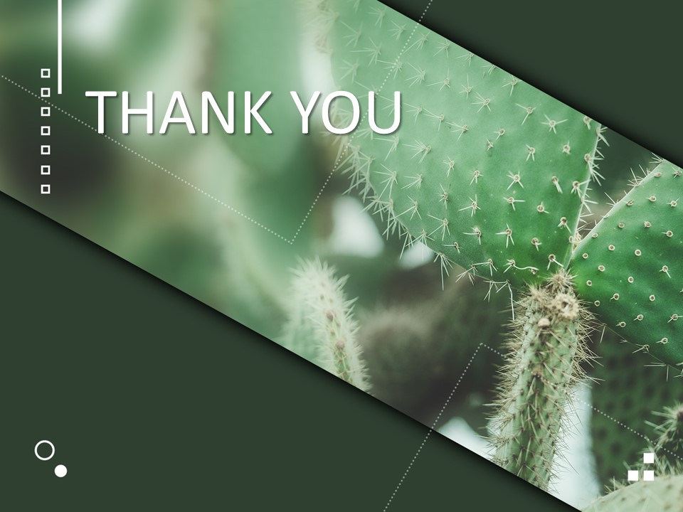 Google Slides Download Free - Green Cactus