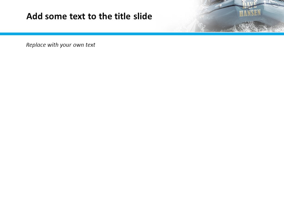 Google Slides Template Free - Rafting on the River