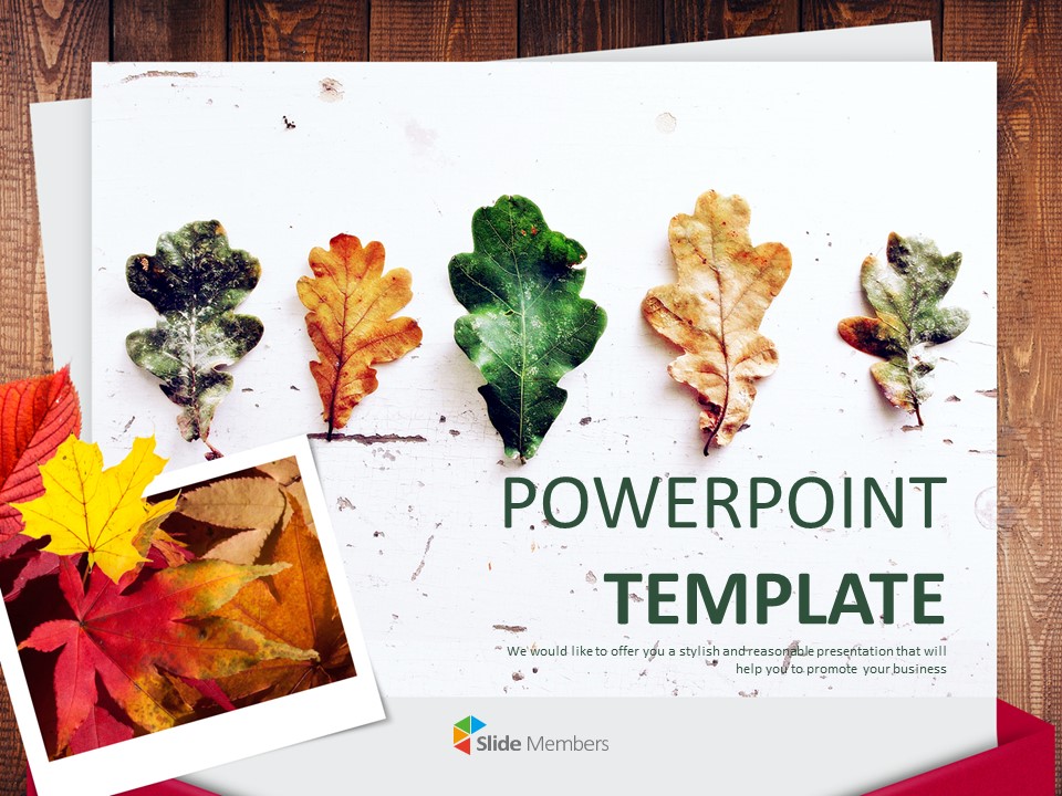 Leaves Torn - Google Slides Templates Free Download