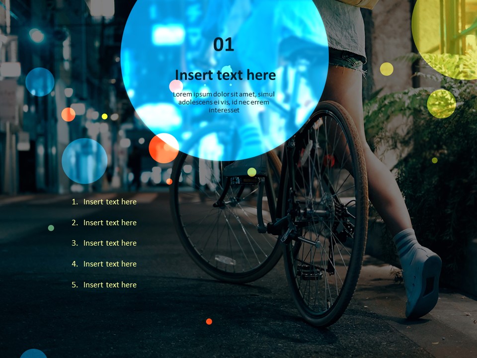 Riding a Bike - Free Google Slides