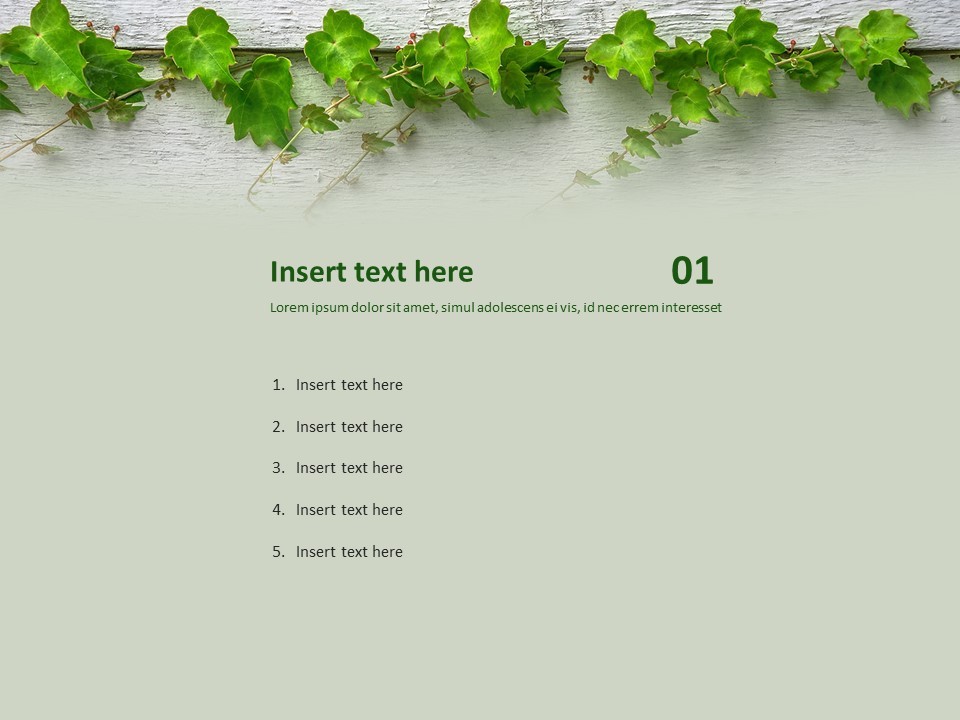 Trees Twisted with Ivy - Free Presentation Templates