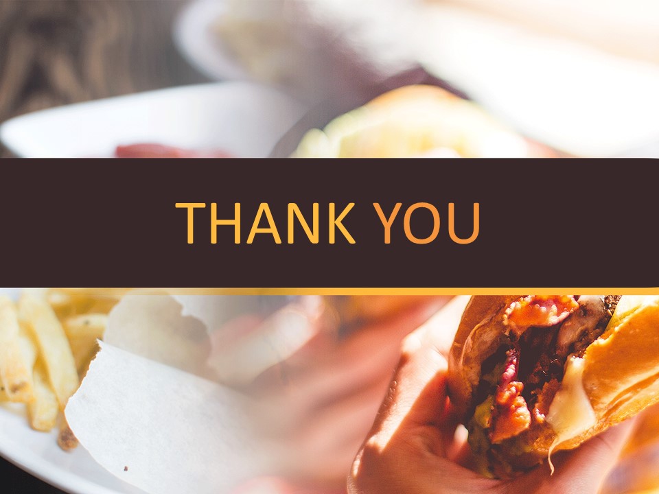 Delicious Hamburger - Free Presentation Template