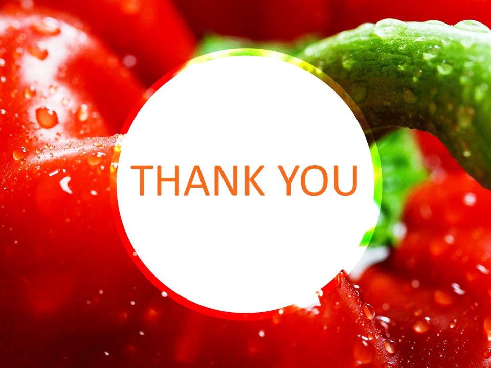 Google Slides Templates Free Download - Healthy and Colorful Vegetable