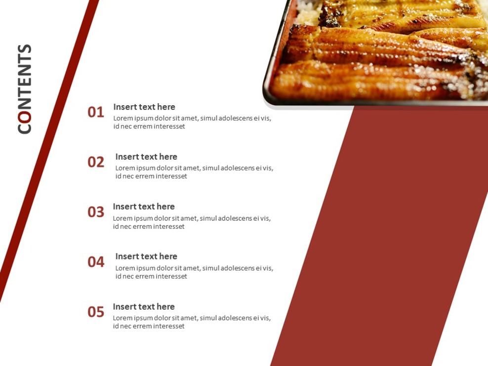 Grilled Eel - Free Google Slides Template