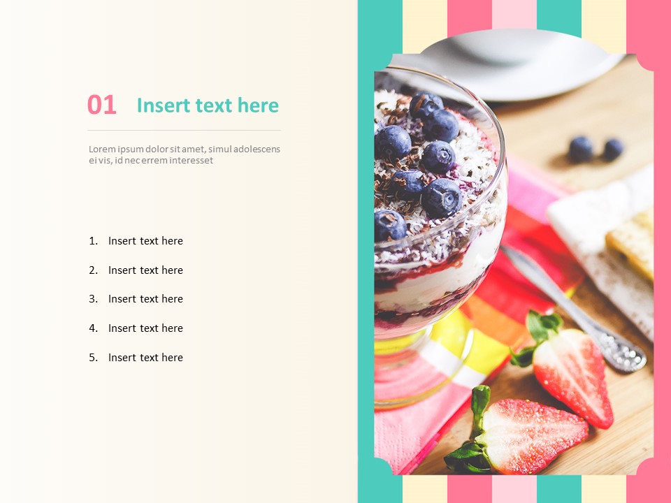 Sweet Dessert - Free Google Slides